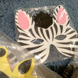 Foam Jungle Animal Masks 9 Different Pieces Very Light Kids - Etsy