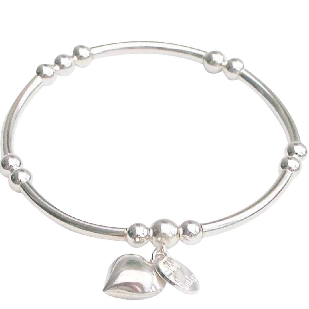 Sterling Silver Stacking Bracelet - Etsy UK