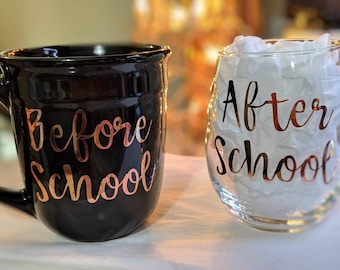 Teacher cups | Etsy