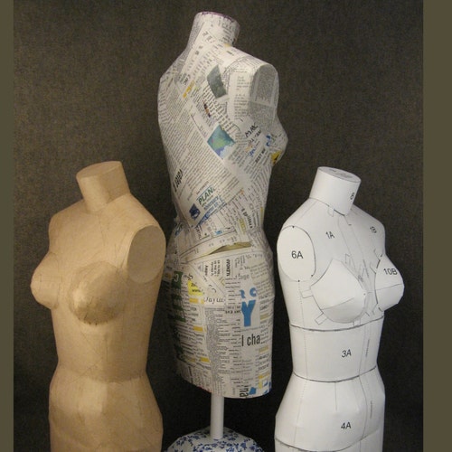 PDF: Make a Half Scale Dress Form With This Pattern - Etsy