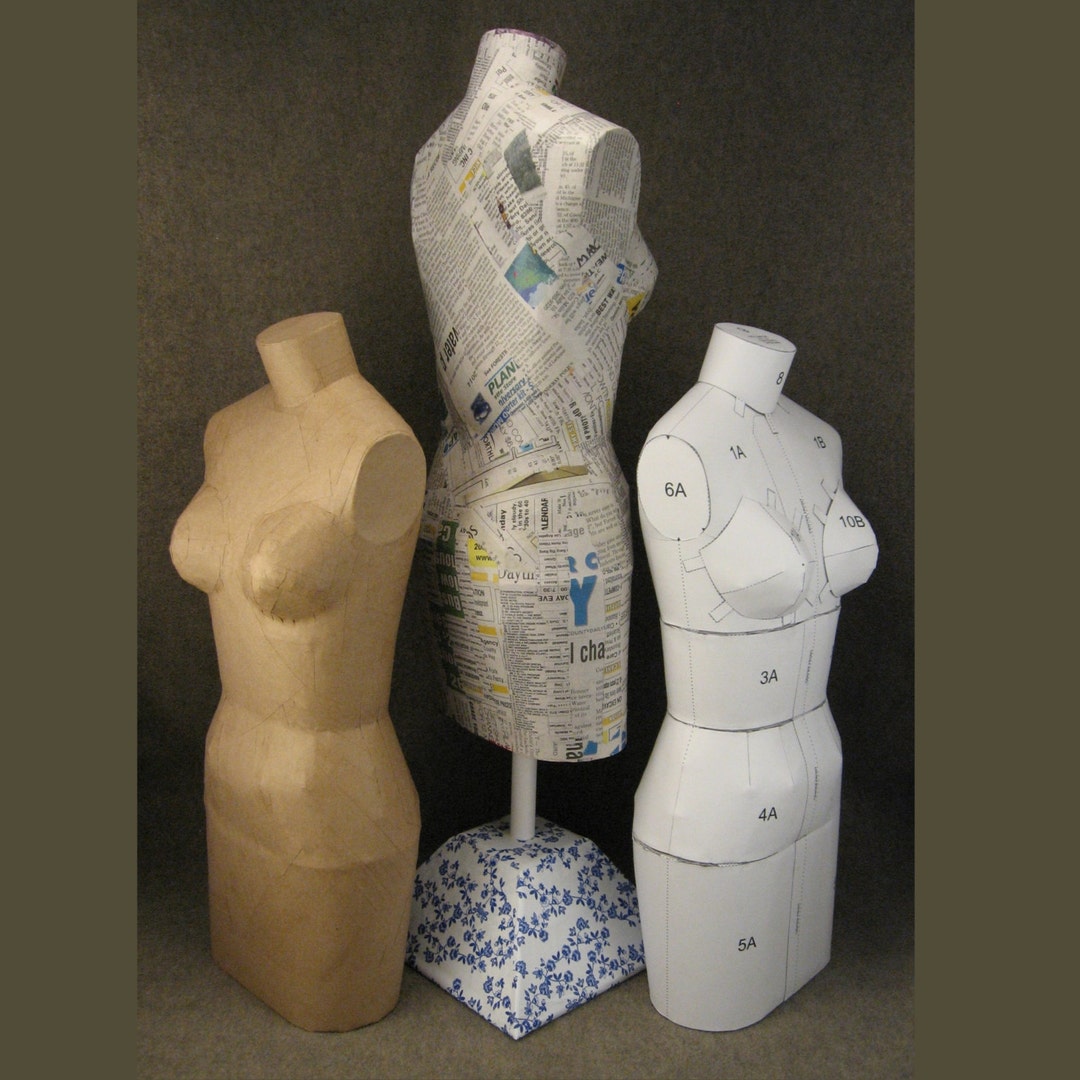PDF: Make a Half Scale Dress Form With This Pattern - Etsy