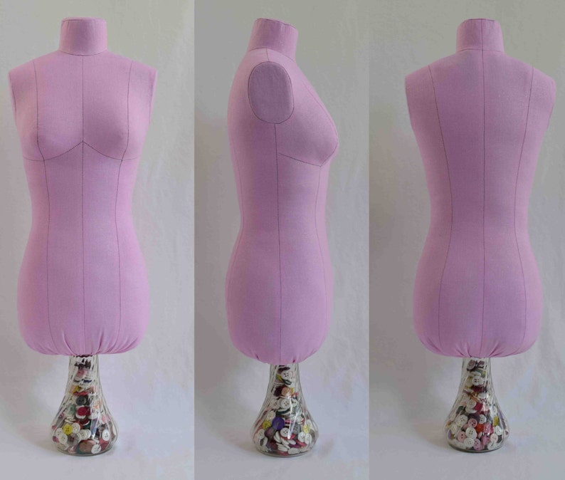 Stuffed Fabric Half Scale Dress Form Pattern - Digital PDF - Etsy