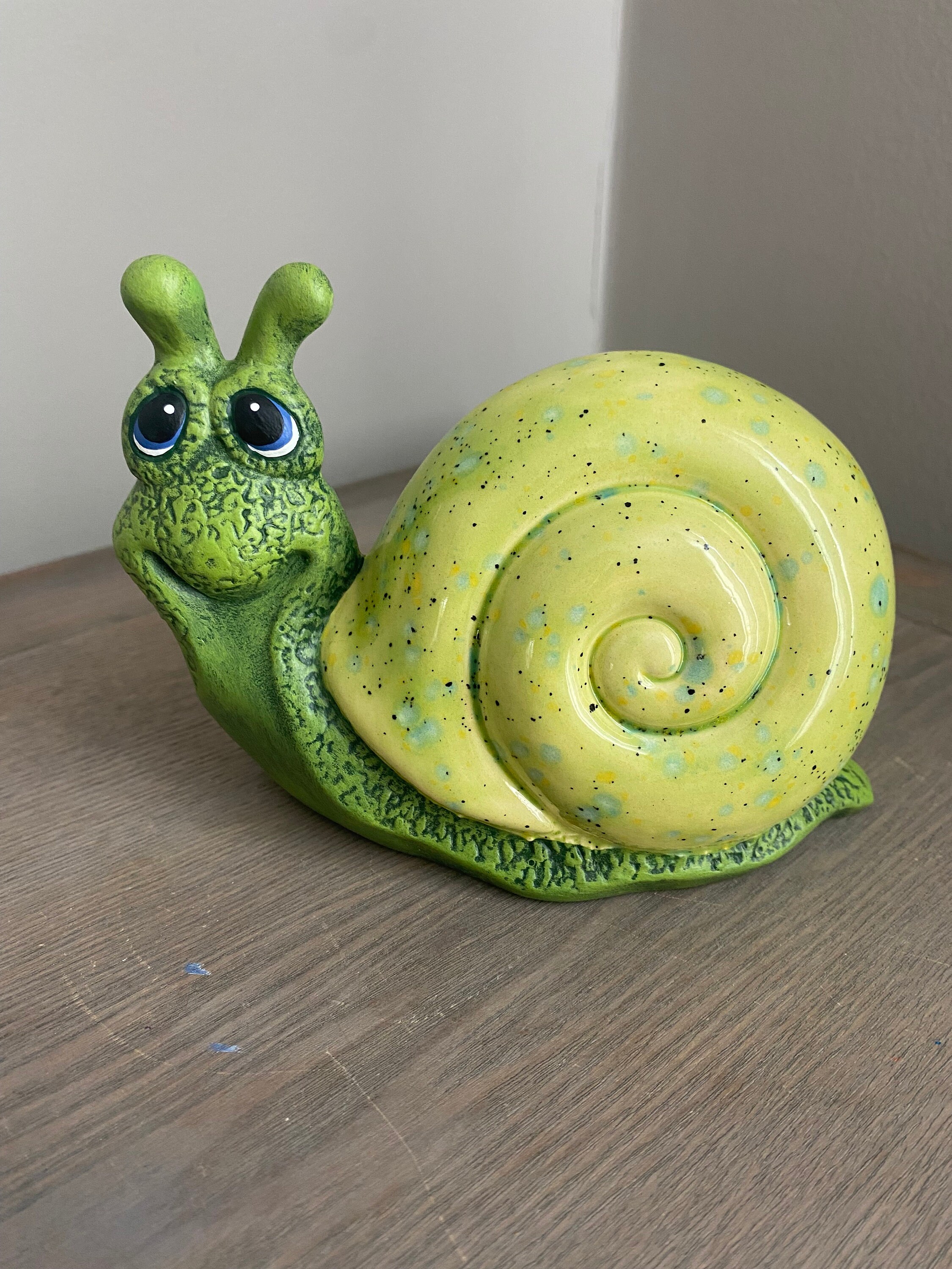 Ceramic Garden Snail Summer Birthday Gift Gift for Garden Lovers - Etsy