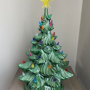 Large Ceramic Christmas Tree - Atlantic Edition - Etsy