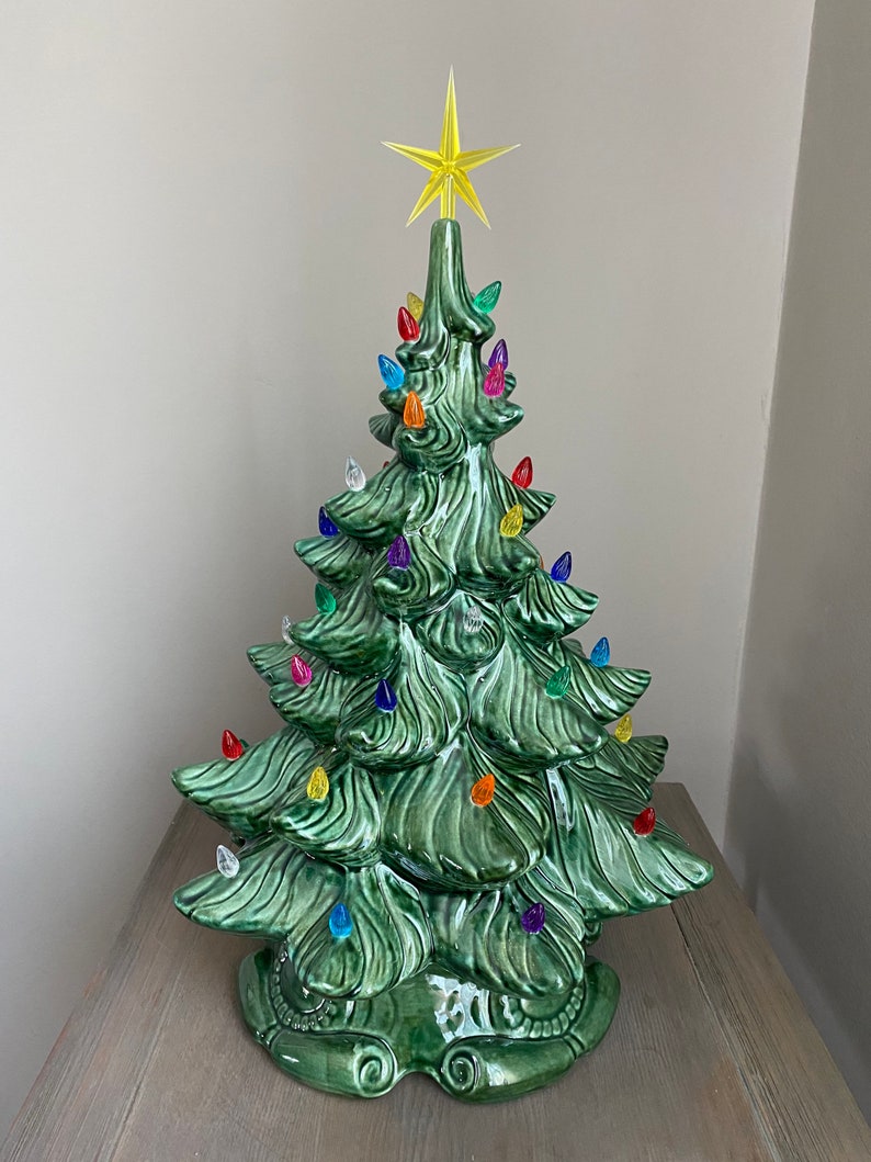 Large Ceramic Christmas Tree - Atlantic Edition - Etsy