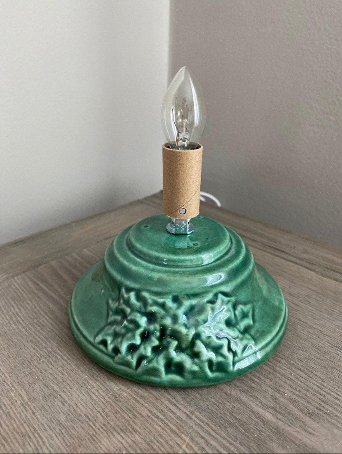 Ceramic Christmas Tree With Pointed Bulbs. Small Ceramic - Etsy