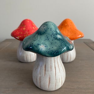 Ceramic Mushroom Decor, Mushroom Kitchen Decor, Mushroom Bathroom Decor ...