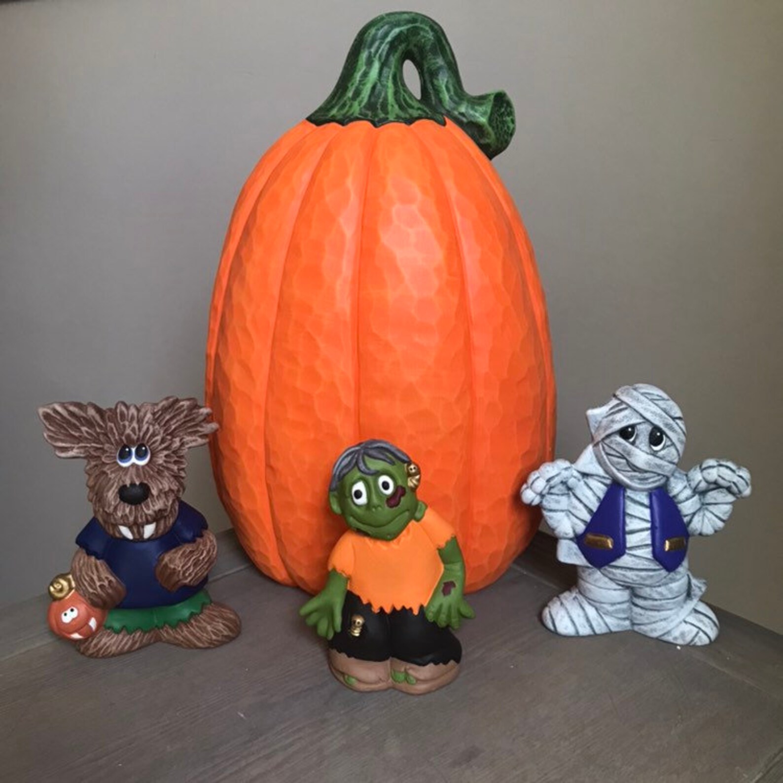 Ceramic Mummy Halloween Home Decor Tiered Tray Decoration - Etsy