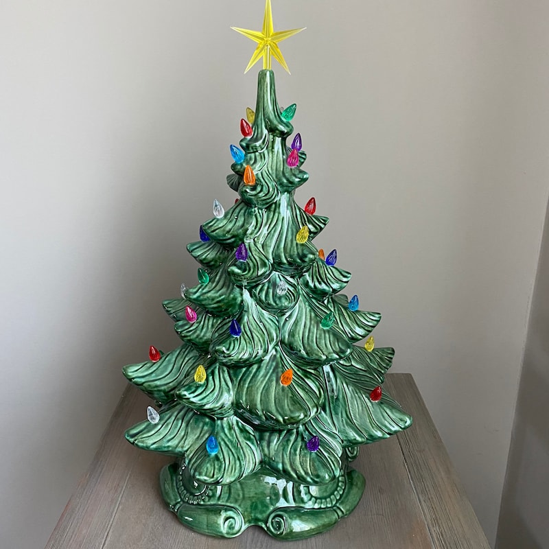 Vintage Ceramic Tree - Etsy