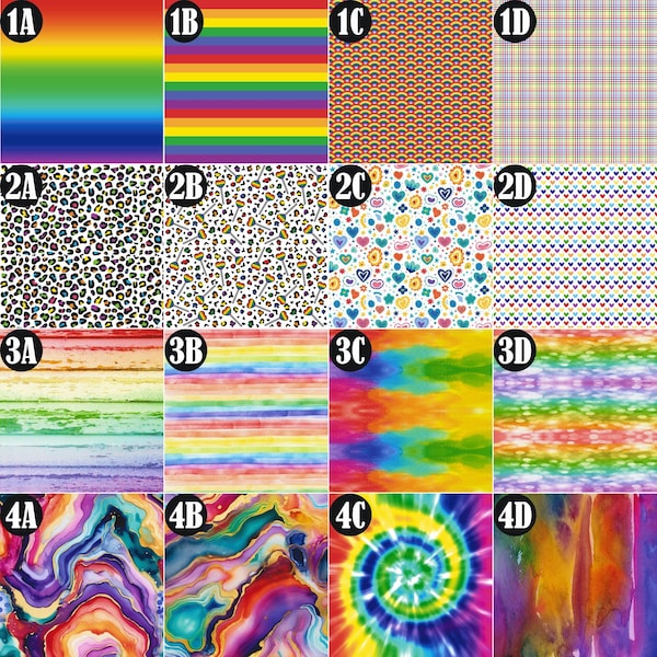 Rainbow Htv Vinyl - Etsy