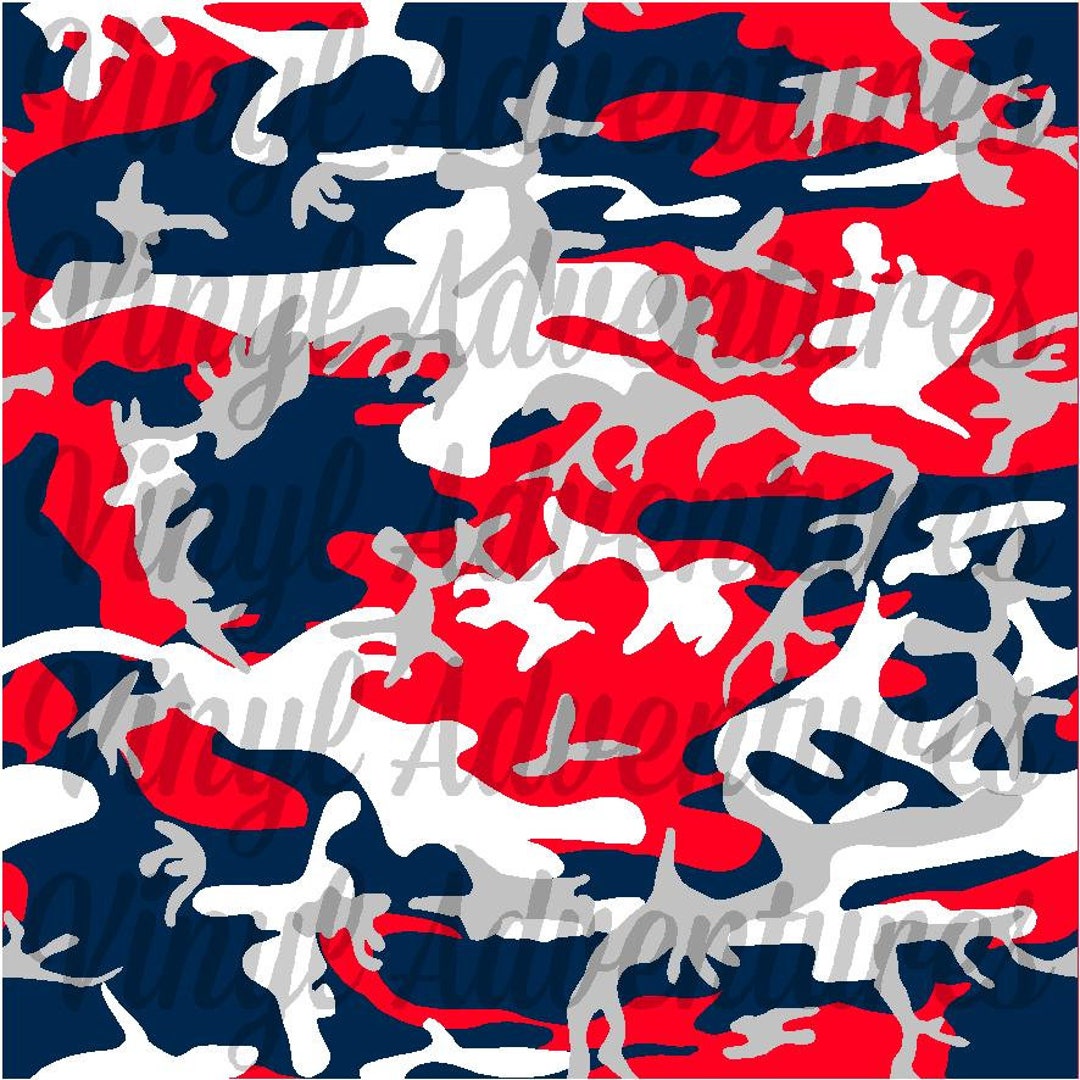 4th of July Heat Transfer Vinyl, Camouflage, Camo, Patriotic Pattern ...