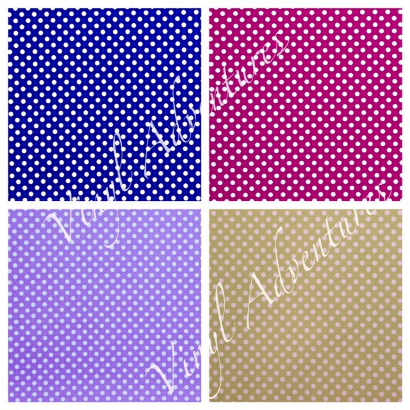 Polka Dot Pattern HTV, Polka Dots, Patterned Heat Transfer Vinyl ...