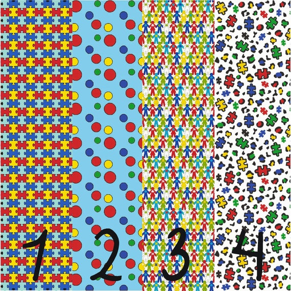 Autism Vinyl Autism Awareness Vinyl Printed Vinyl Sheets | Etsy