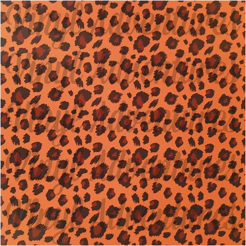 Cheetah Heat Transfer Vinyl, Animal Print, Pattern HTV, Leopard Print ...