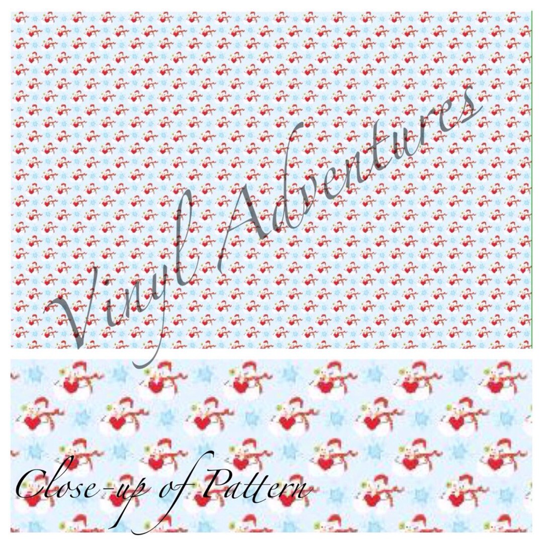 Christmas Holiday Snowman Snowmen Pattern Vinyl, 12"x12", Patterned ...