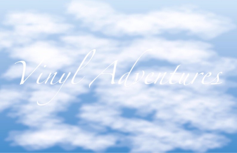 Cloud Heat Transfer Vinyl Fluffy Cloud Pattern HTV Blue - Etsy