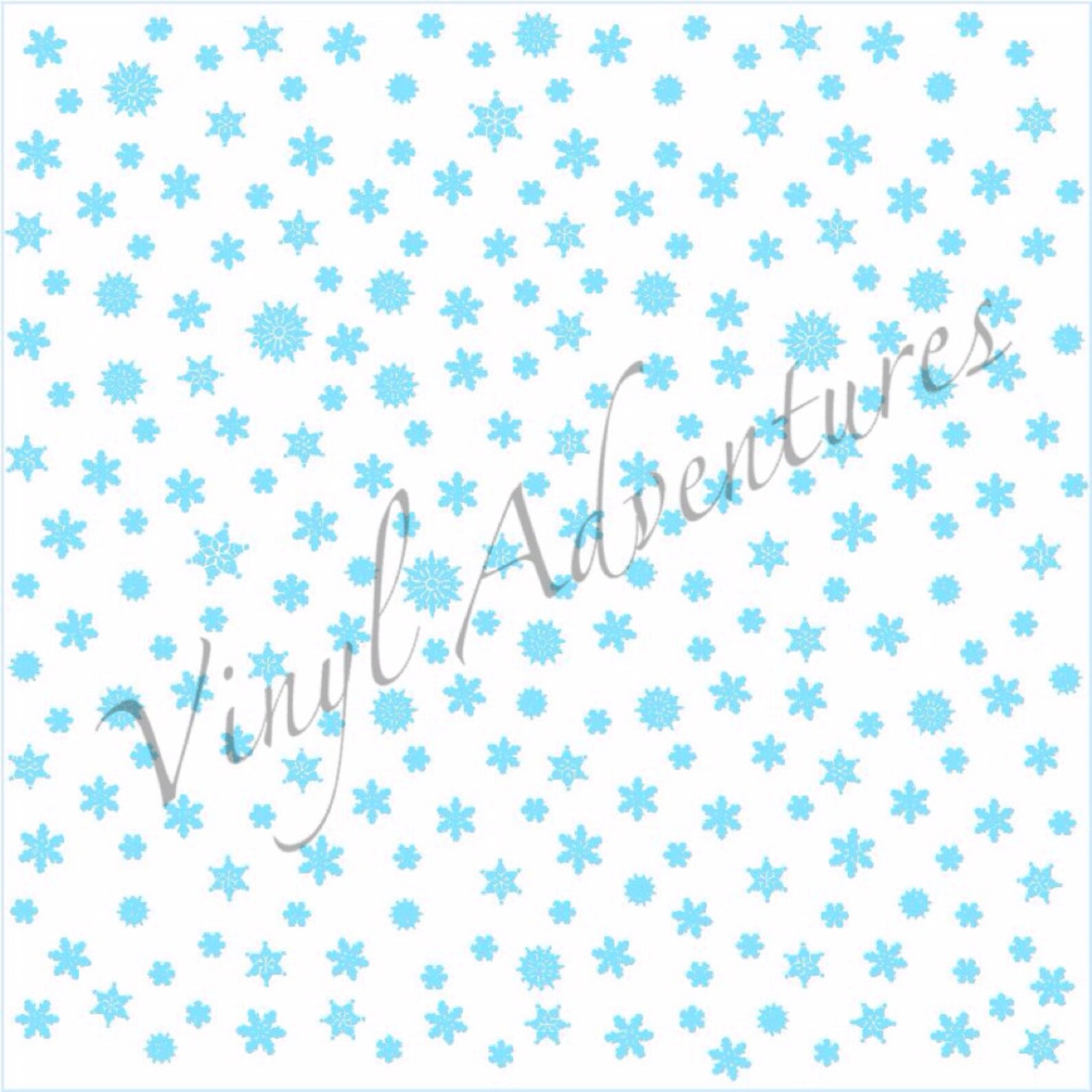 Snowflake Heat Transfer Vinyl, Christmas Holiday Pattern HTV, Snowflake ...
