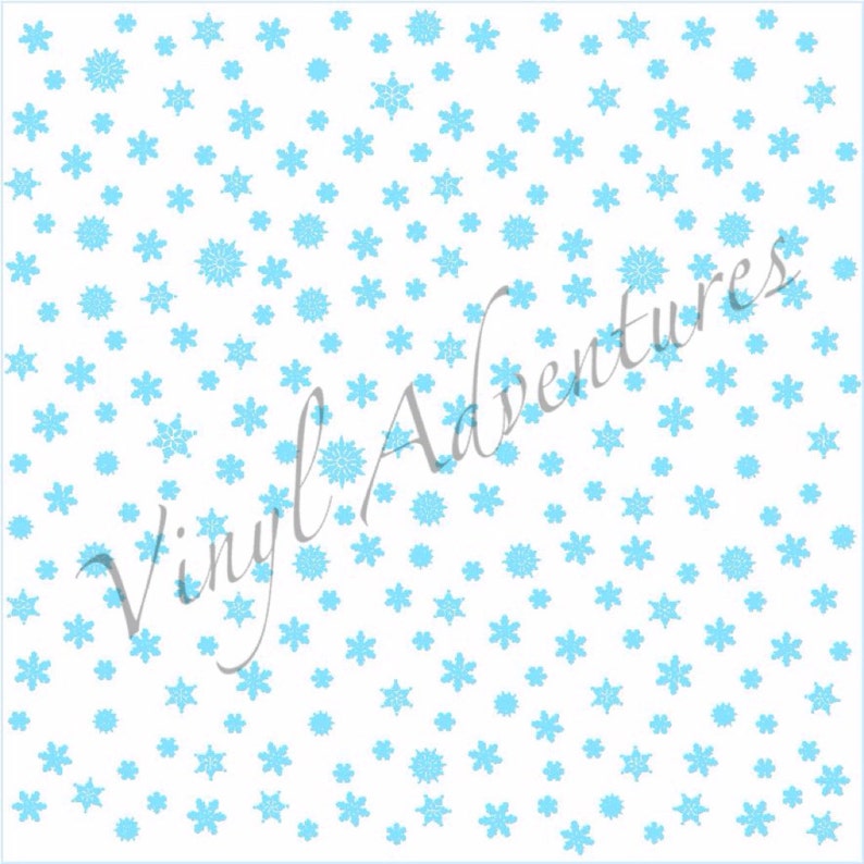 Snowflake Heat Transfer Vinyl Christmas Holiday Pattern HTV - Etsy