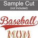 Baseball Pattern HTV, Baseball Printed Vinyl, Dirty Baseball Vinyl ...