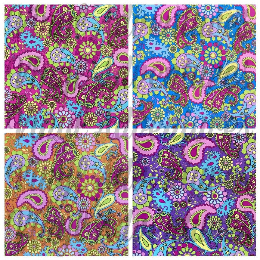 Paisley Heat Transfer Vinyl Pattern HTV Patterned HTV | Etsy