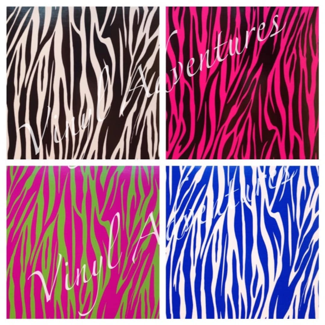 Zebra Patterned Vinyl, Animal Print Vinyl, Pattern Vinyl, Oracal 651 ...