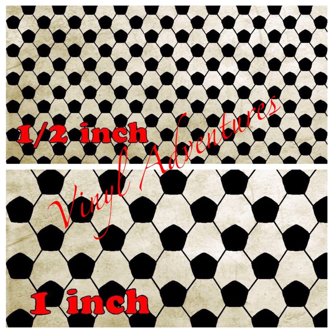 Soccer Heat Transfer Vinyl, Sport Patterned HTV, Dirty Soccer Grunge ...