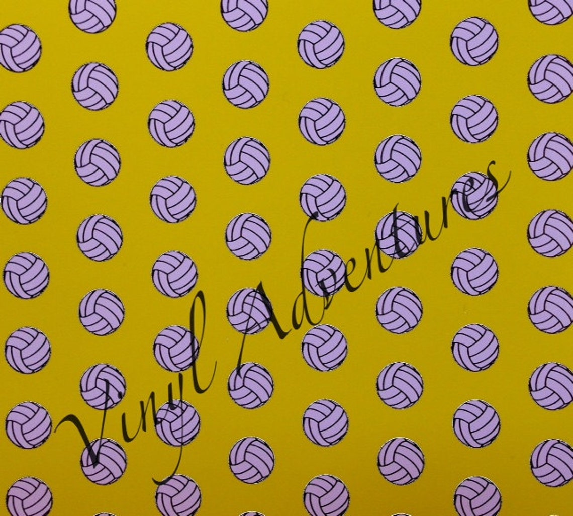 Sports Pattern Vinyl Volleyball Vinyl Water Polo Vinyl - Etsy