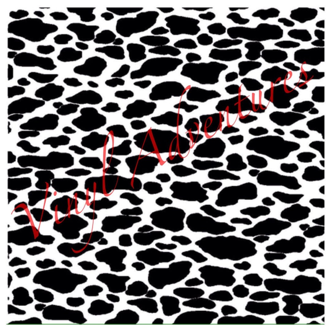 Cow Print Heat Transfer Vinyl, Cow Pattern HTV, Animal Print HTV ...
