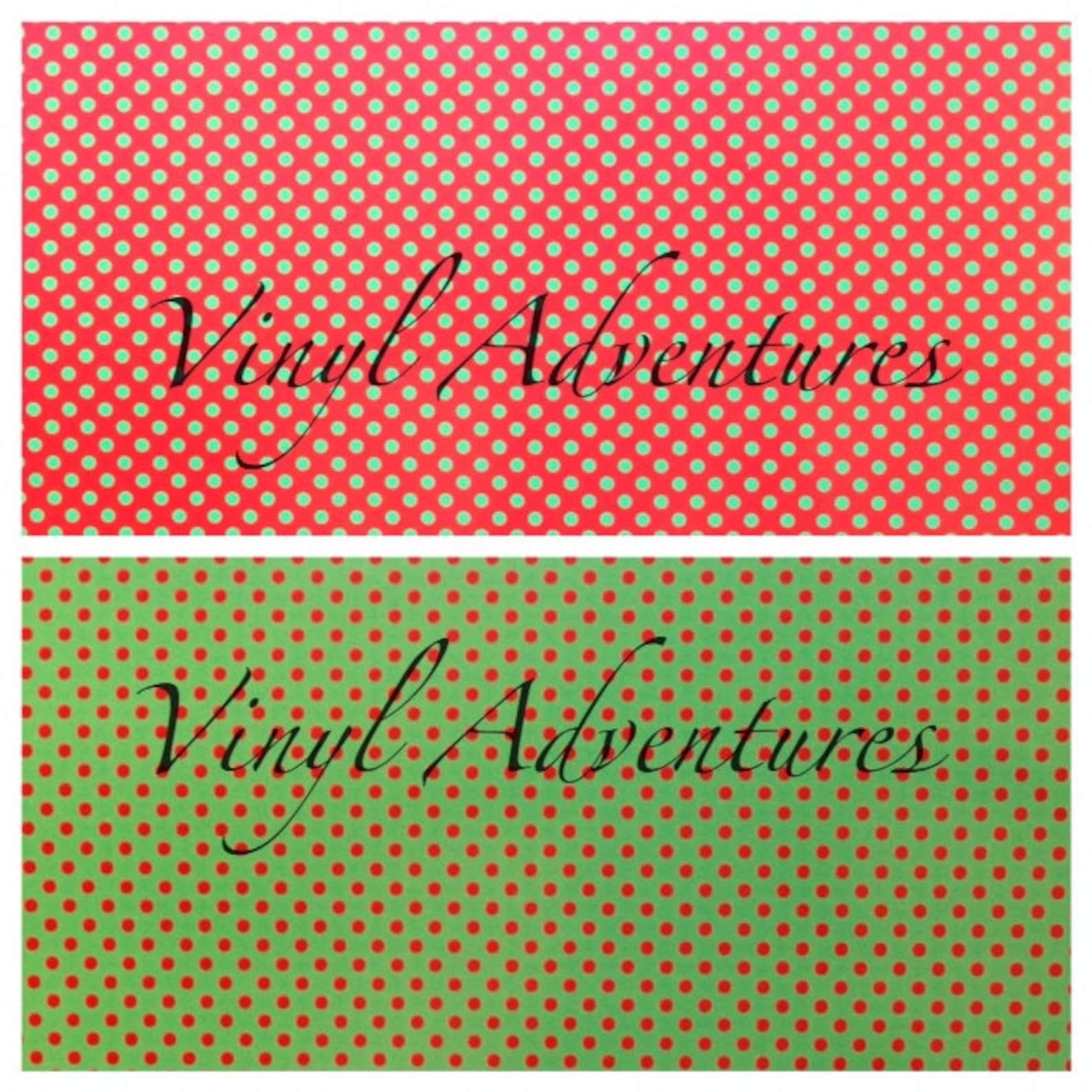 Polka Dot Pattern HTV, Polka Dots, Patterned Heat Transfer Vinyl ...