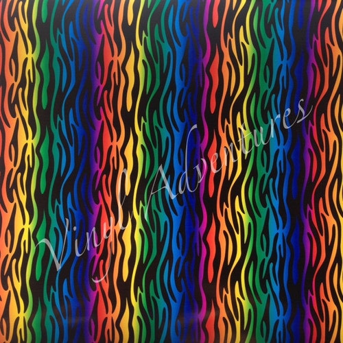 Zebra Patterned Vinyl Animal Print Vinyl Pattern Vinyl - Etsy