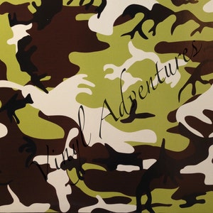 Camo Heat Transfer Vinyl, Pattern HTV, Camouflage Patterned HTV ...