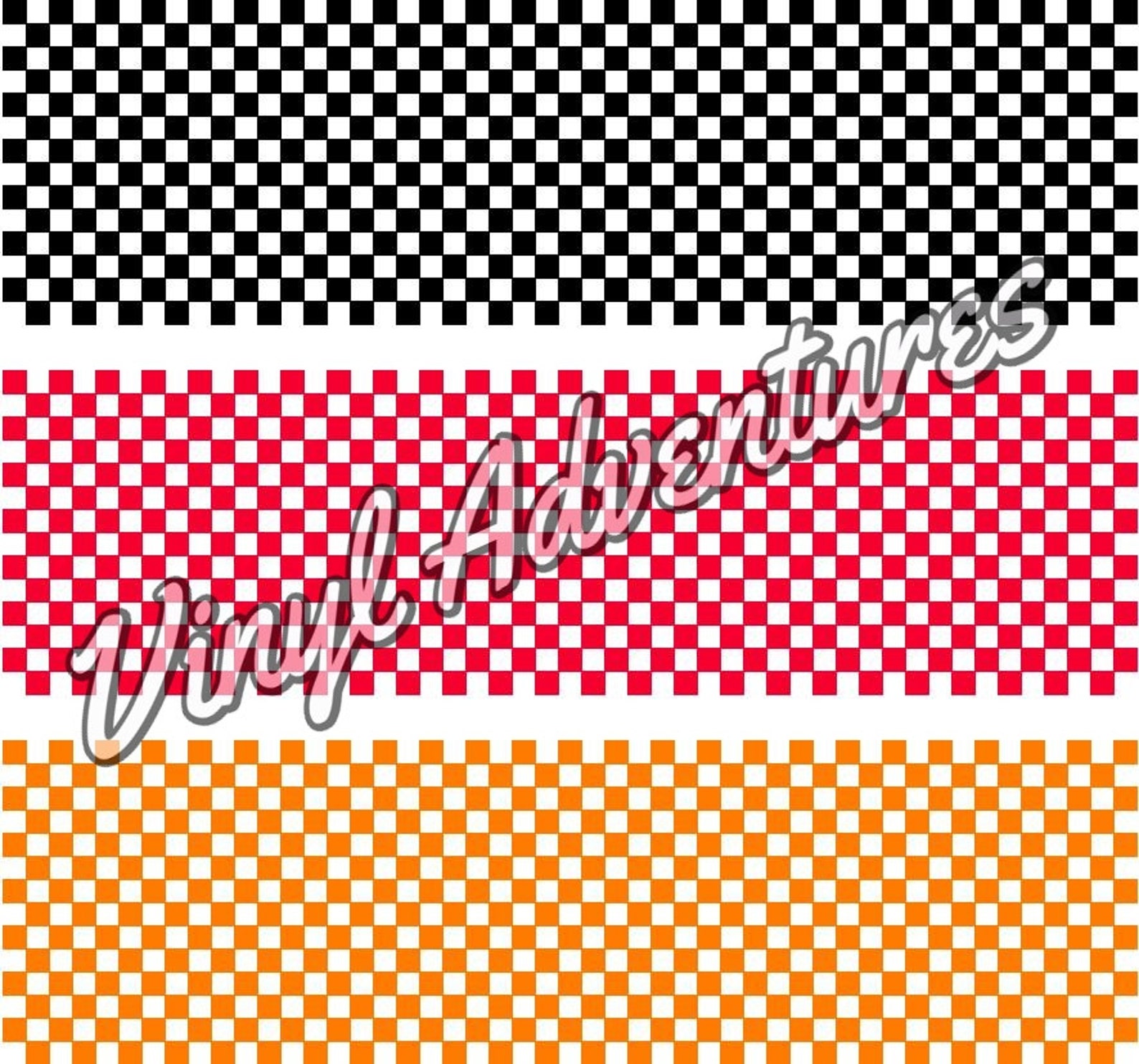 Checkered Heat Transfer Vinyl Checkered Flag Pattern HTV - Etsy