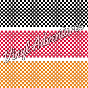 Checkered Heat Transfer Vinyl, Checkered Flag Pattern HTV, Racing HTV ...