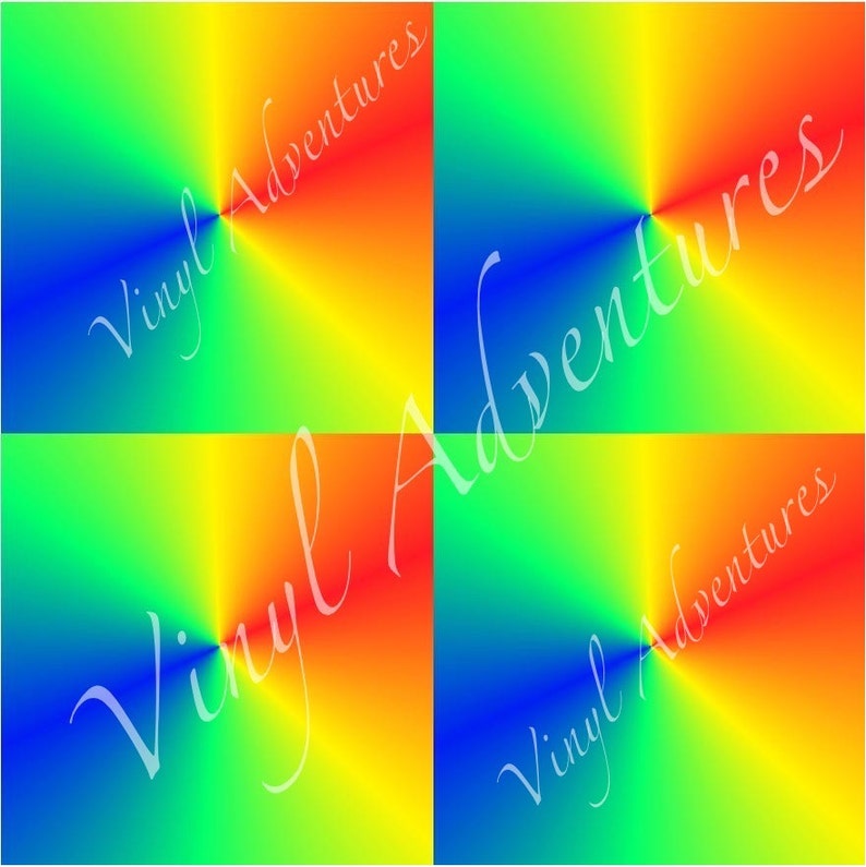 Gradient Heat Transfer Vinyl Rainbow Gradient Pattern HTV - Etsy
