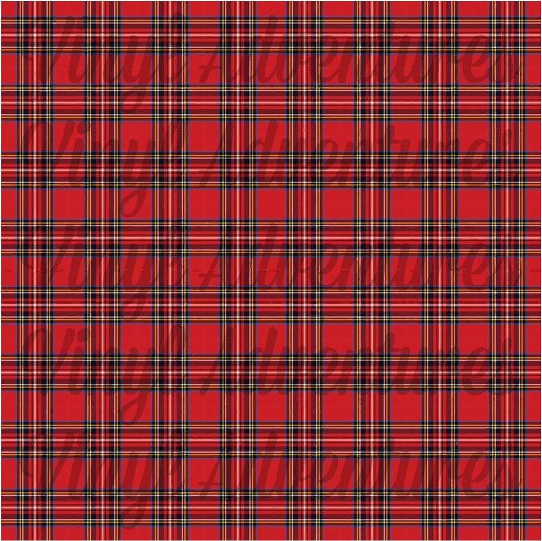 Plaid Heat Transfer Vinyl, Christmas Plaid, Pattern HTV, Red Green ...
