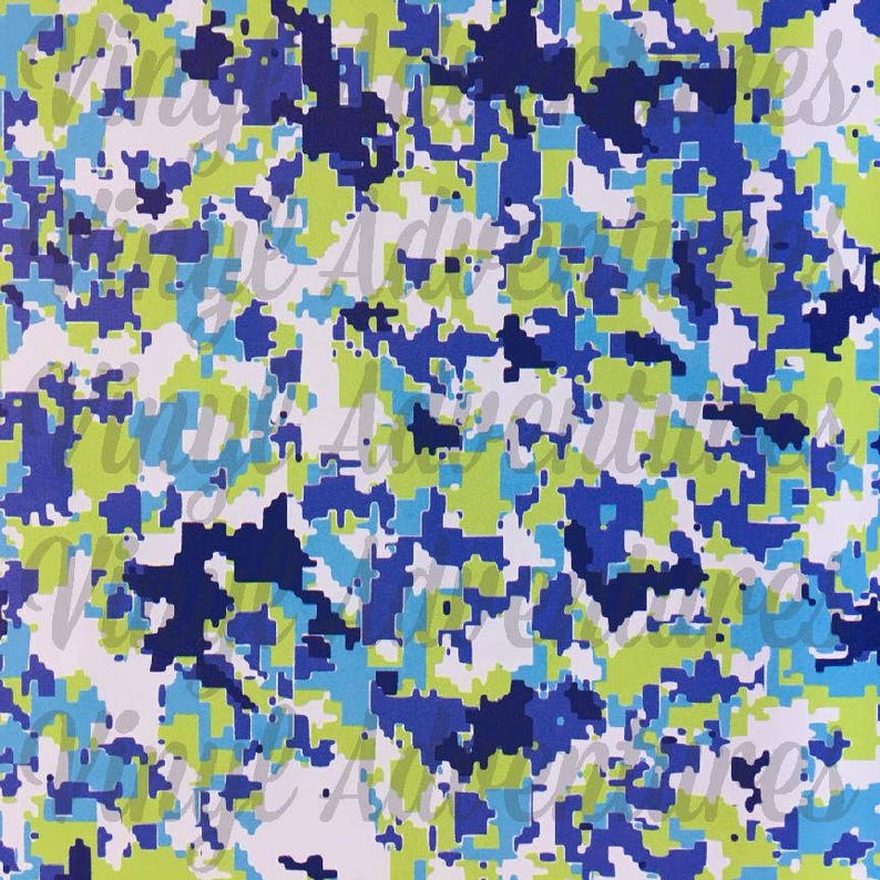Camo HTV, Digital Camo, Printed HTV Pattern HTV, Heat Transfer Vinyl ...