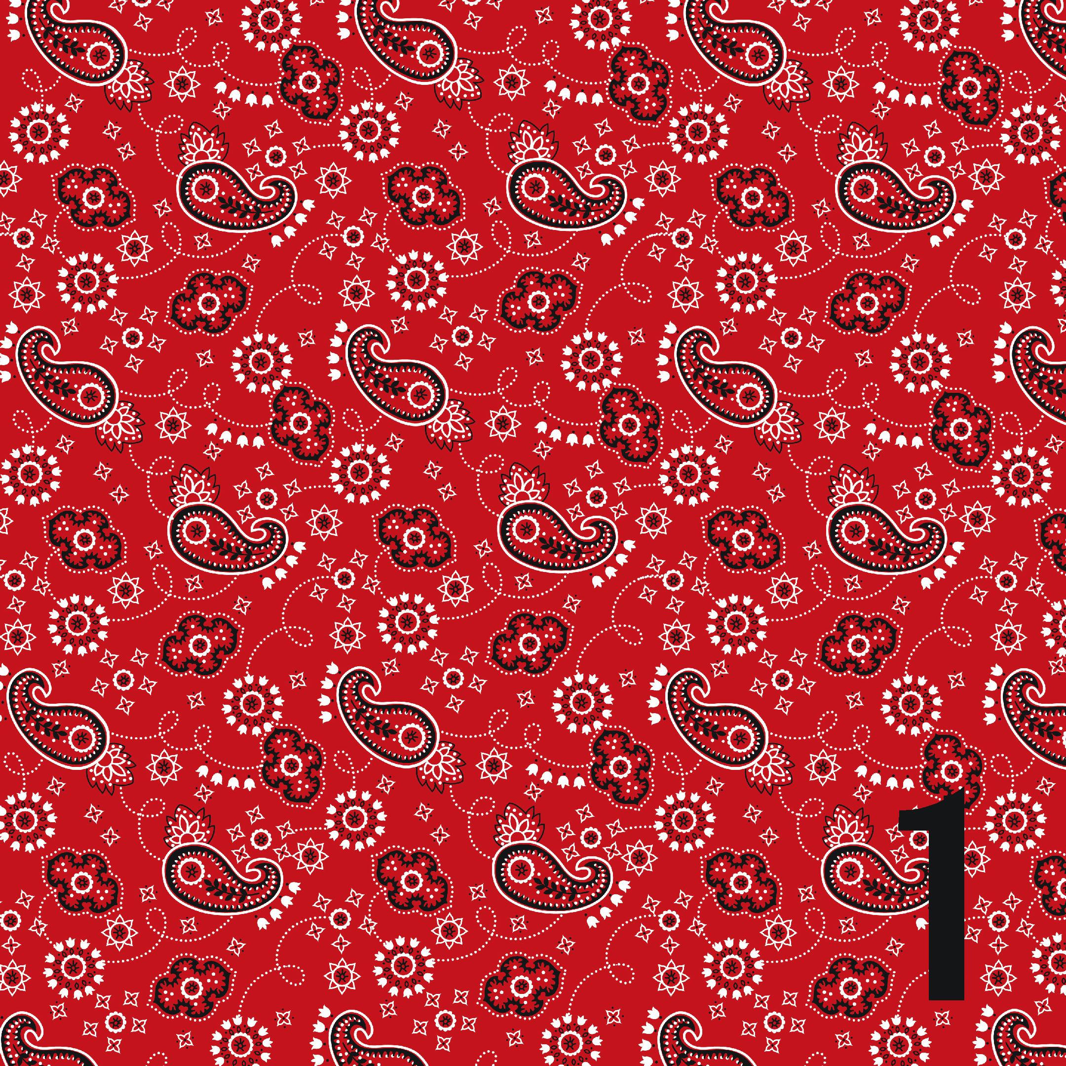 Bandana Pattern Vinyl Red Bandana Patterned Vinyl - Etsy