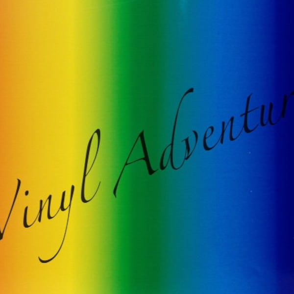 Rainbow Htv Vinyl - Etsy
