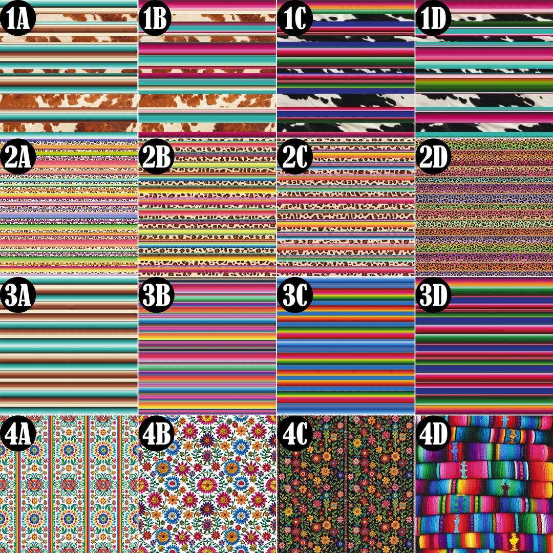 Serape HTV, Printed HTV, Mexican Serape, Heat Transfer Vinyl, Cow Print ...