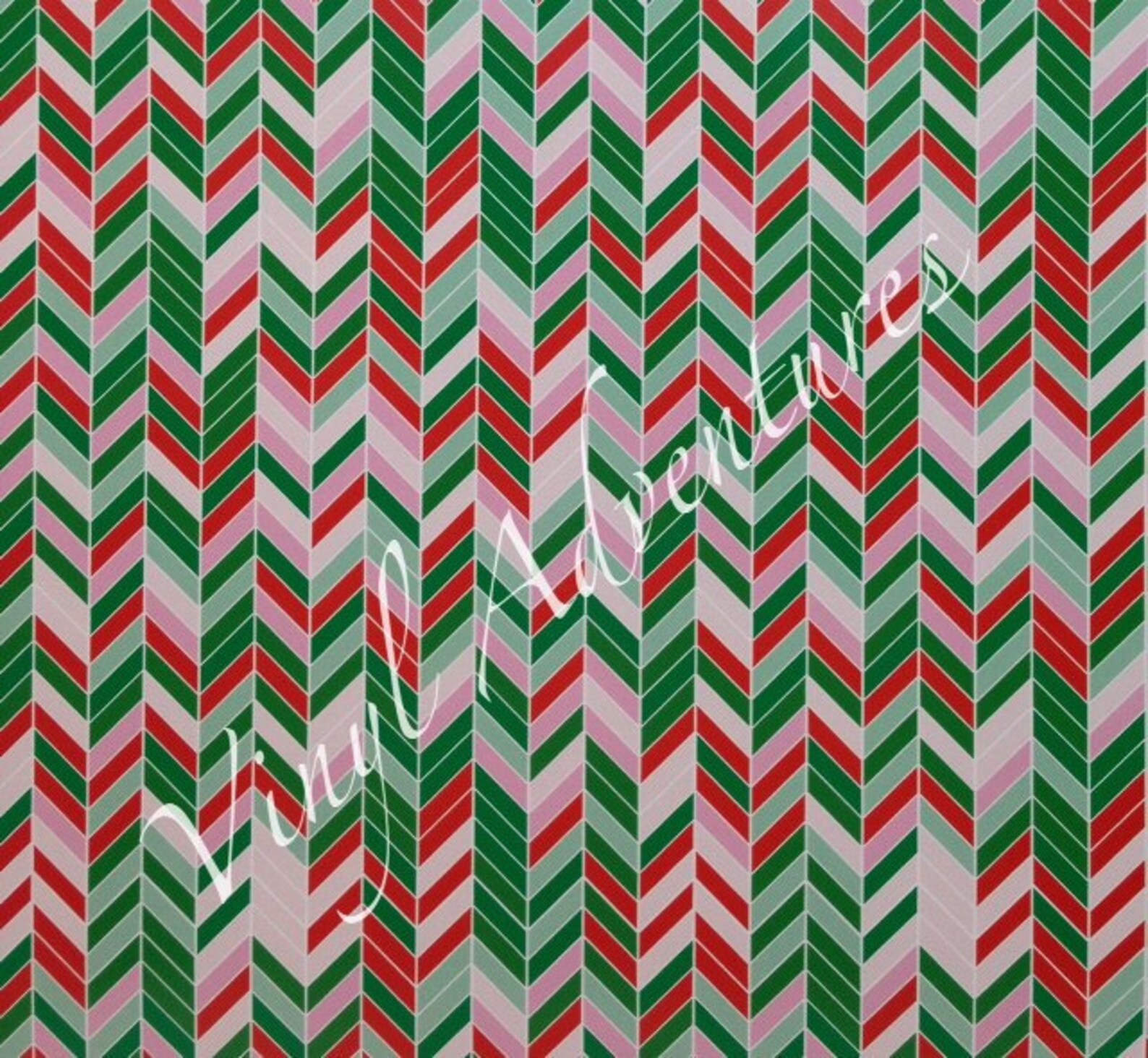 Herringbone Heat Transfer Vinyl Christmas Htv Pattern HTV | Etsy