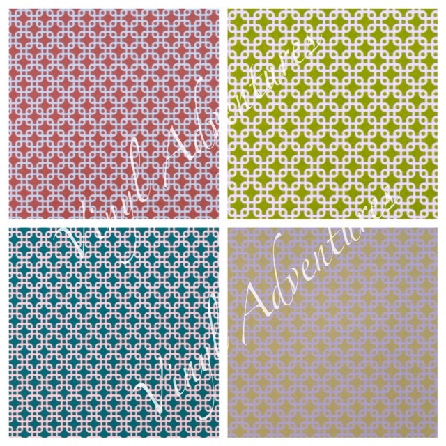 Retro Square Pattern Vinyl Small 12x12 | Etsy