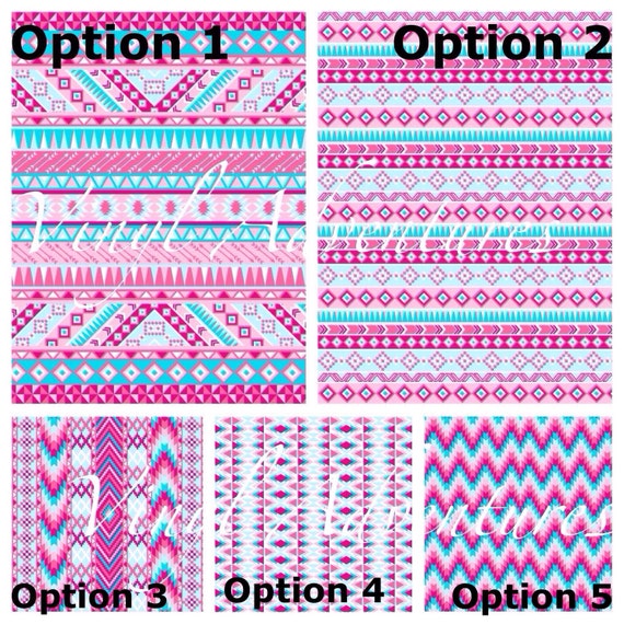 Pink Aztec Background