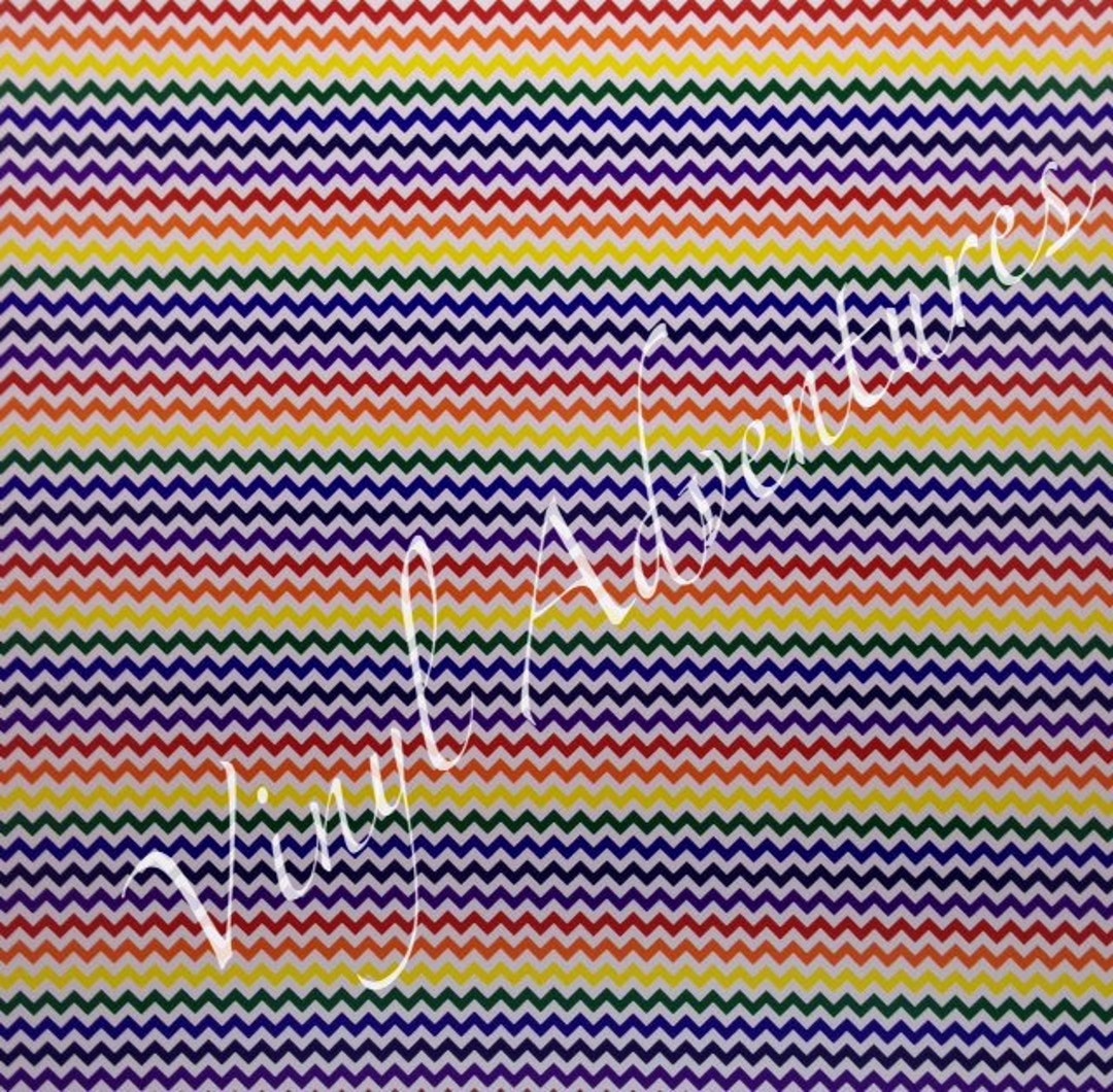 Rainbow Heat Transfer Vinyl, Rainbow Pattern HTV, Chevron Patterned HTV ...