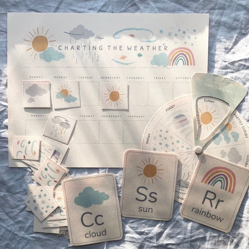 Printable Chart the Weather Bundle Digital Download - Etsy