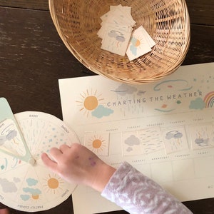 Printable Chart the Weather Bundle | Digital Download | Preschool Early ...