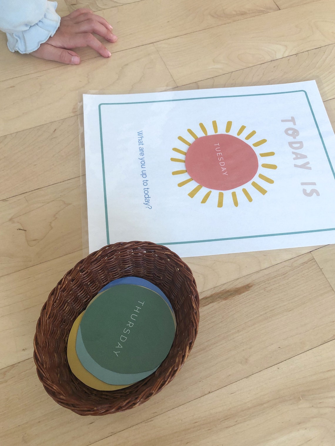 Printable Days of the Week Bundle | Digital Download | Preschool Early ...