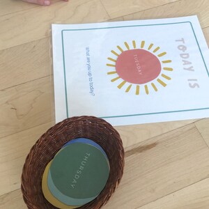 Printable Days of the Week Bundle | Digital Download | Preschool Early ...