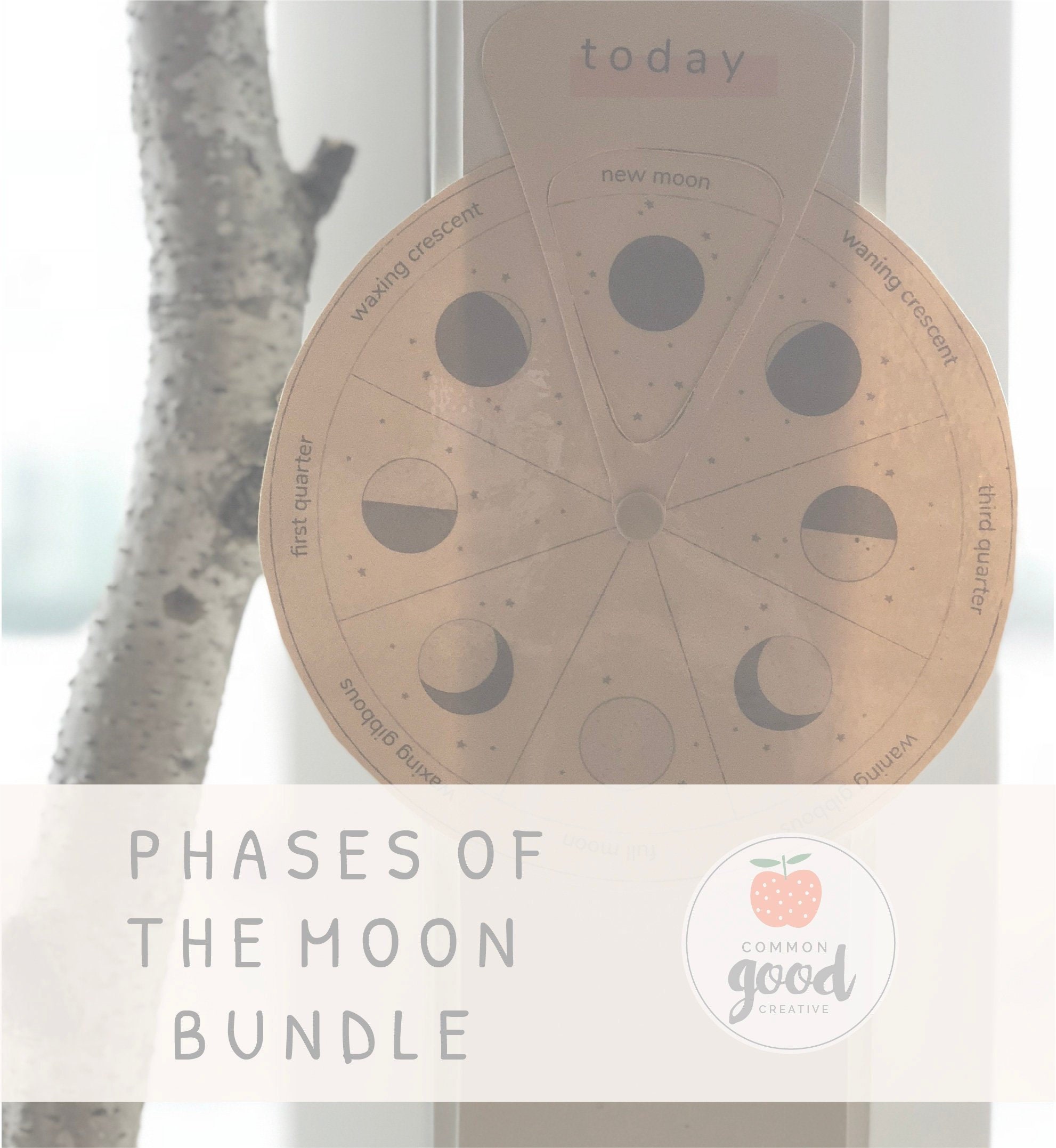 Printable Phases of the Moon Bundle | Digital Download | Preschool ...