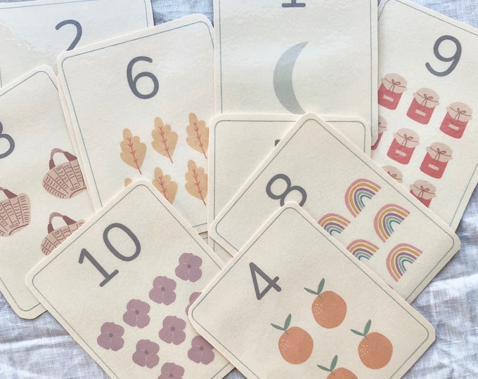 Printable Preschool Numbers Flash Cards | Digital Download | Preschool ...