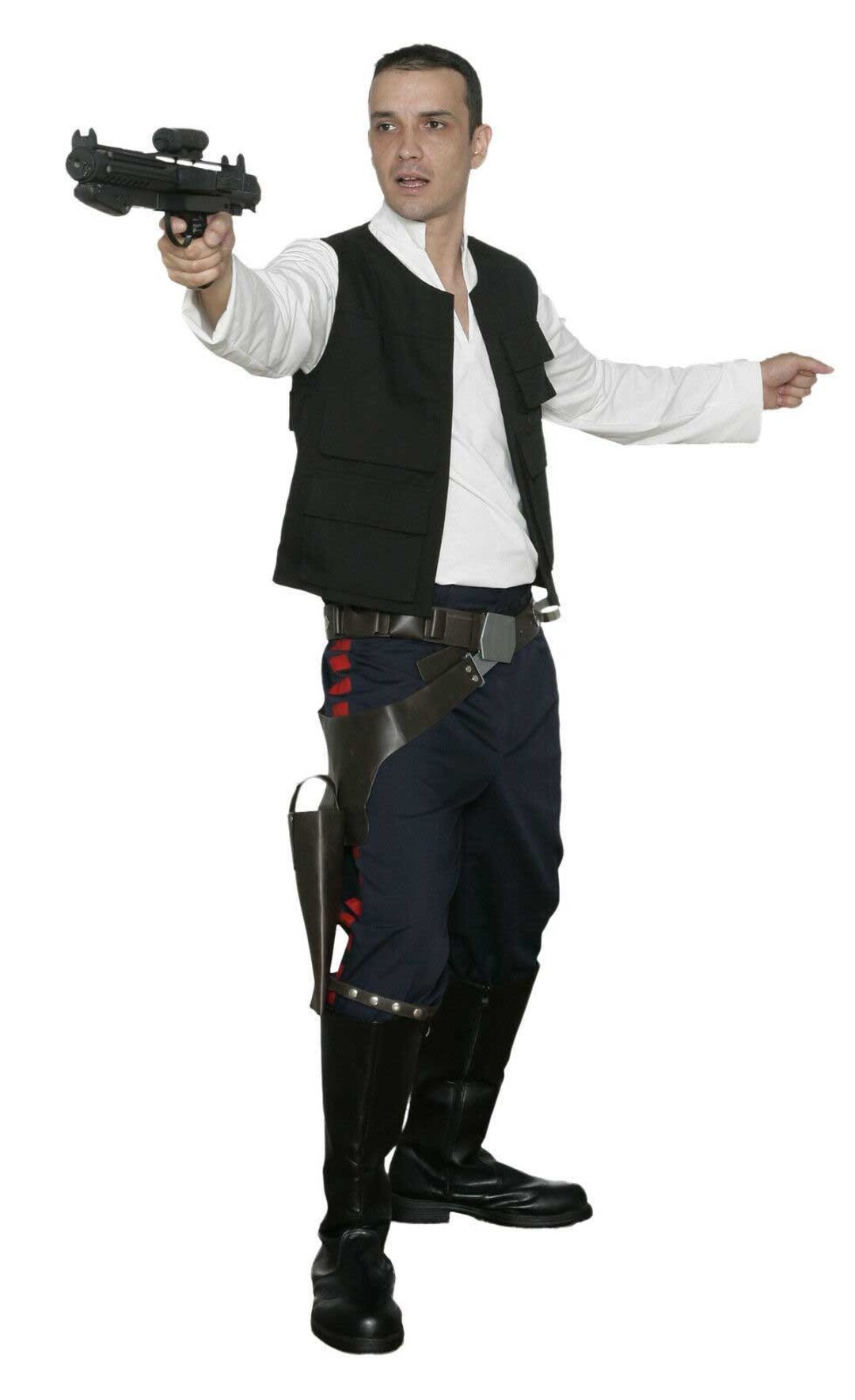 HAN SOLO COSTUME - A New Hope - Replica Quality - Jacket, Shirt + Pants ...